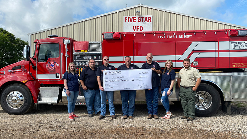 A new first-out apparatus at Five Star Volunteer Fire Department ...